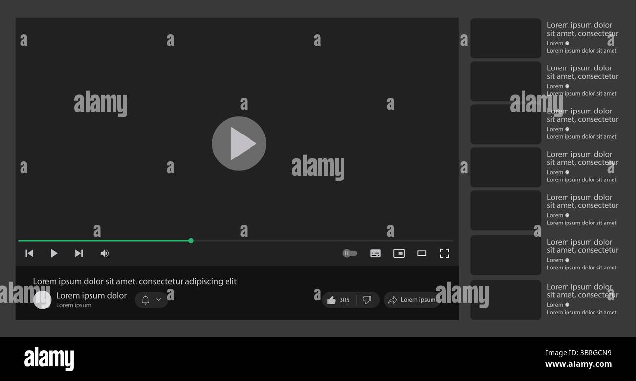 Multimedia television video streaming Stock Vector Images - Alamy