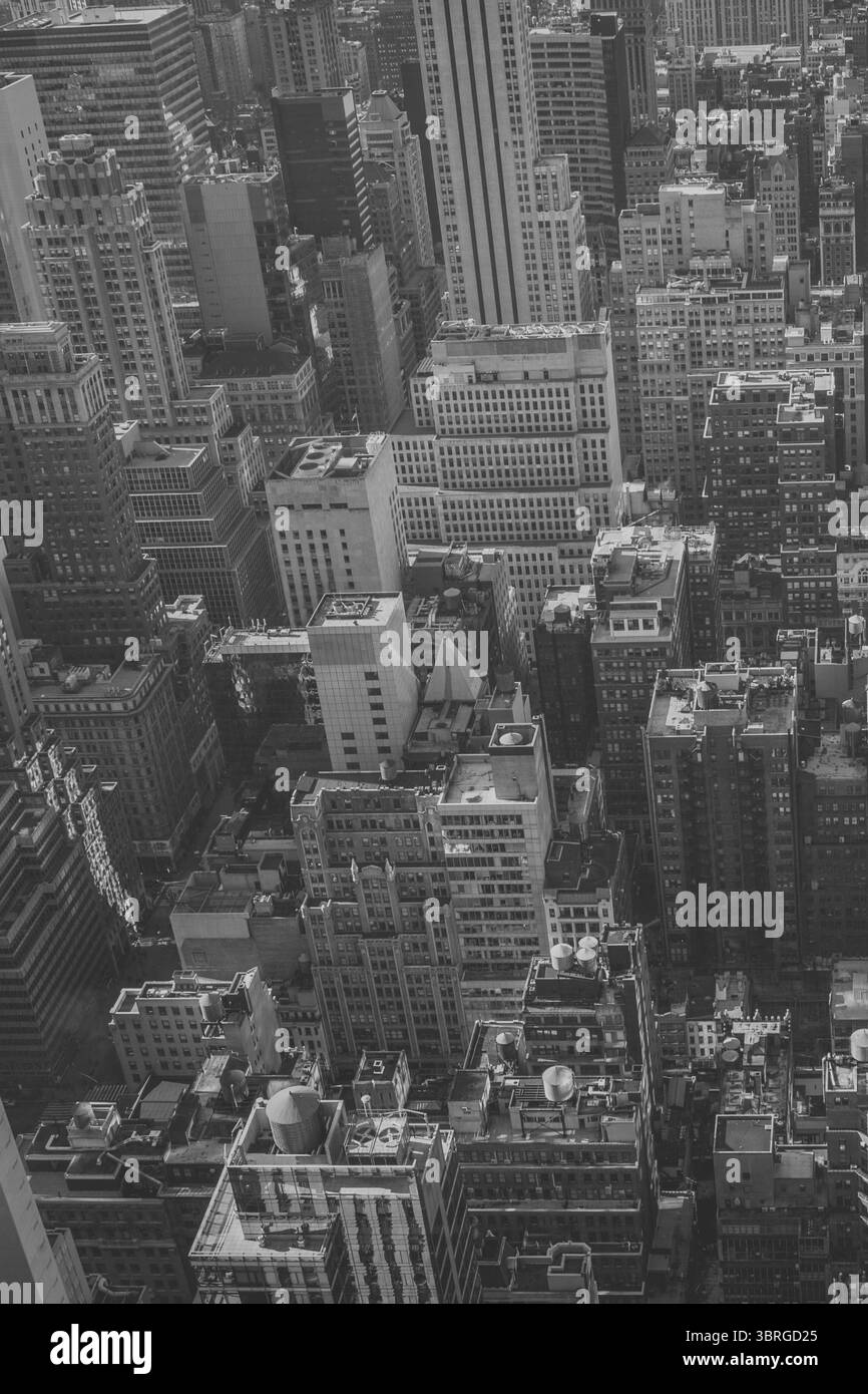 View tall buildings urban Black and White Stock Photos & Images - Alamy