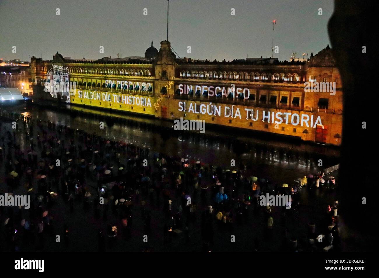 Mexico City, Mexico. 11th July, 2025. Inauguration of the Light show to ...