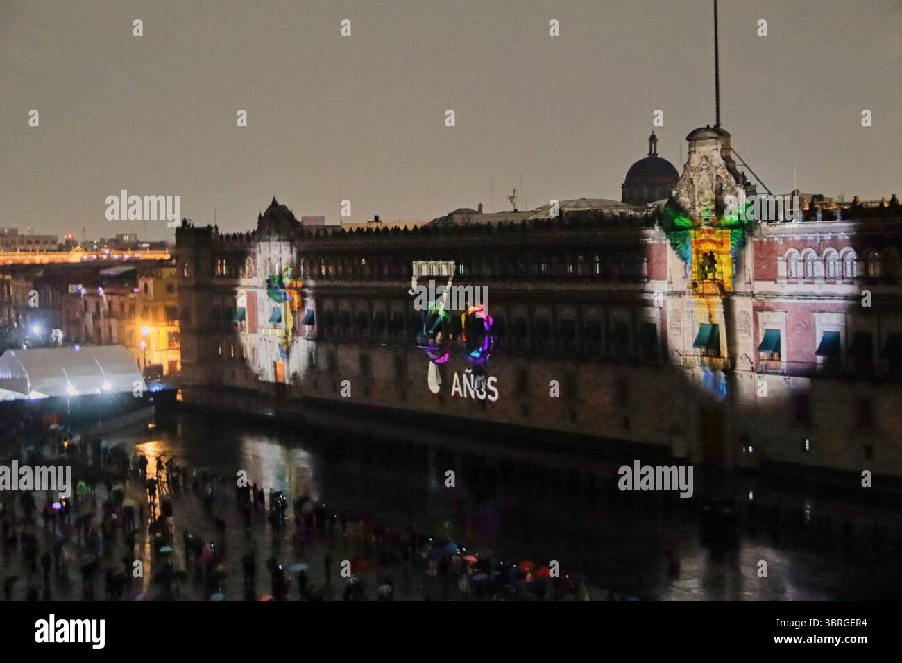Mexico City, Mexico. 11th July, 2025. Inauguration of the Light show to ...