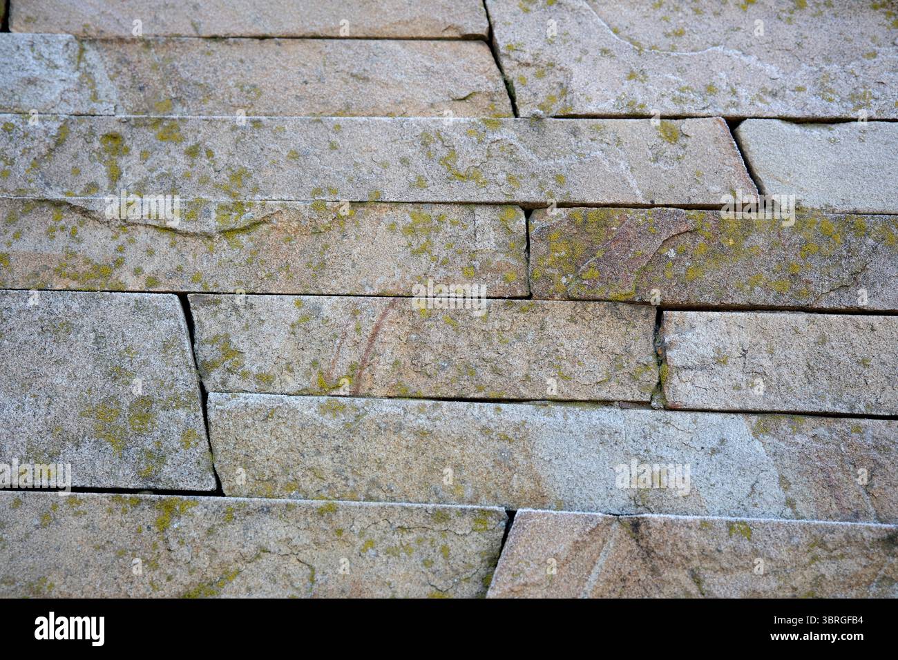 Weathered stone wall showcases hi-res stock photography and images - Alamy