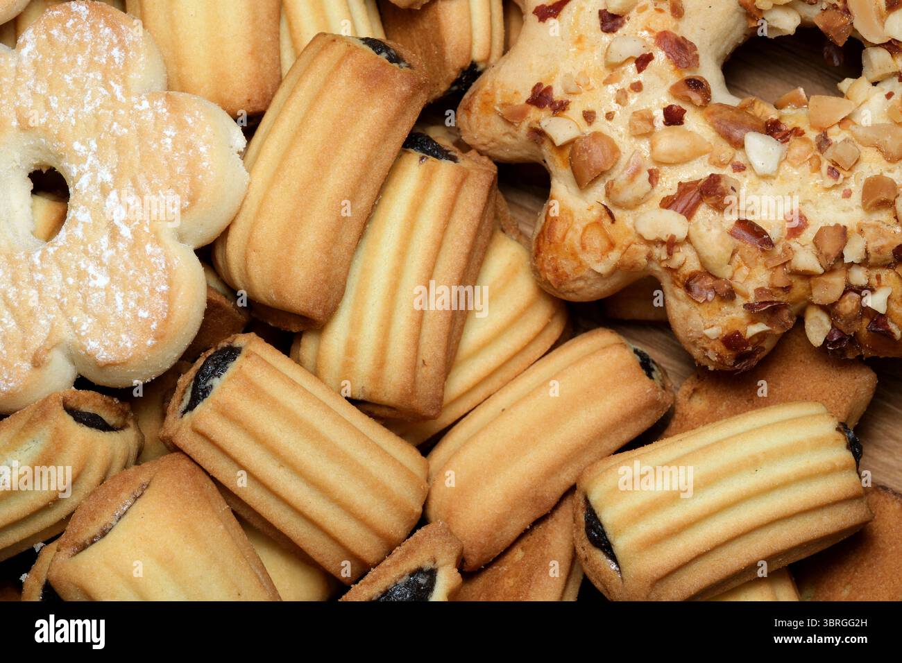 A mouthwatering collection of freshly baked cookies showcases various ...