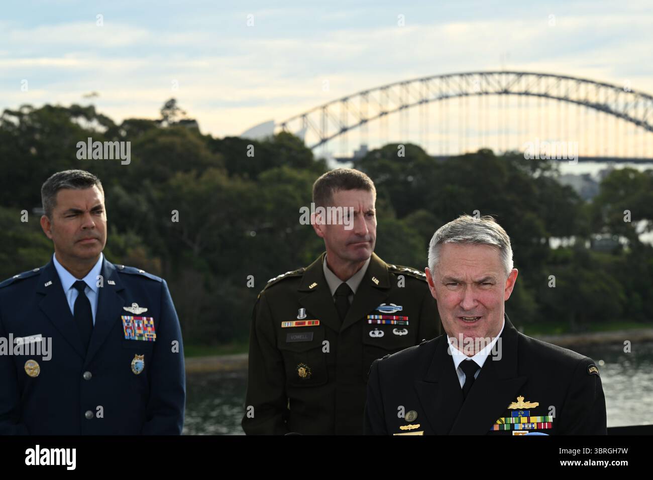(lt-rt) Exercise Director US, Brigadier Richard Goodman, Deputy ...