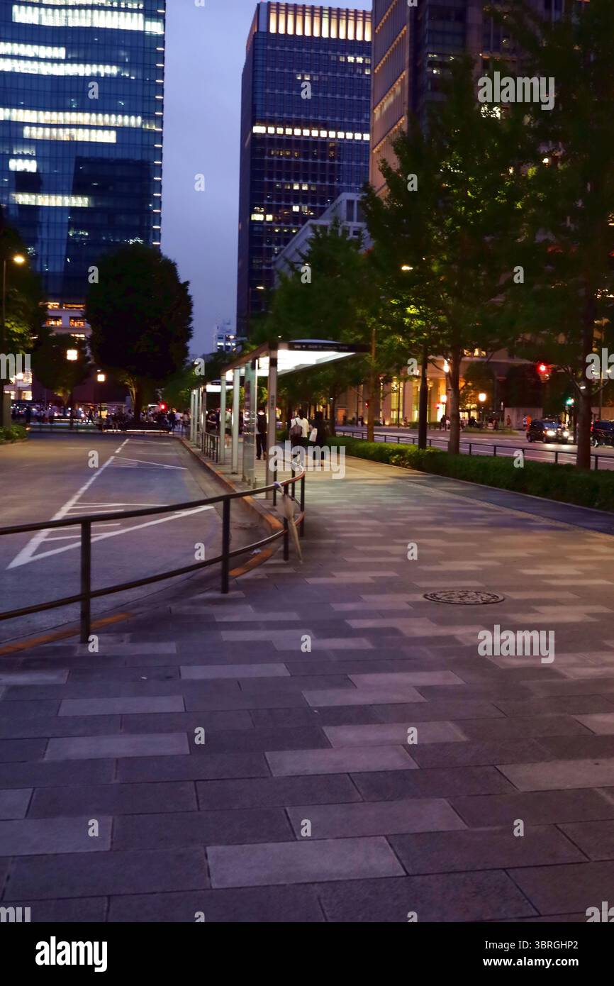 July 12, 2025. Chiyoda-ku, Tokyo, Japan.The view of the Marunouchi exit ...