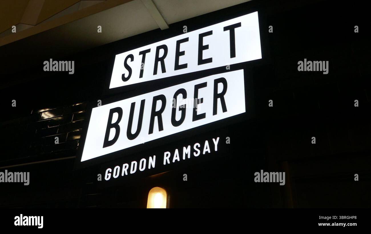 London, England, United Kingdom 26th May 2025 Street Burger Gordon ...