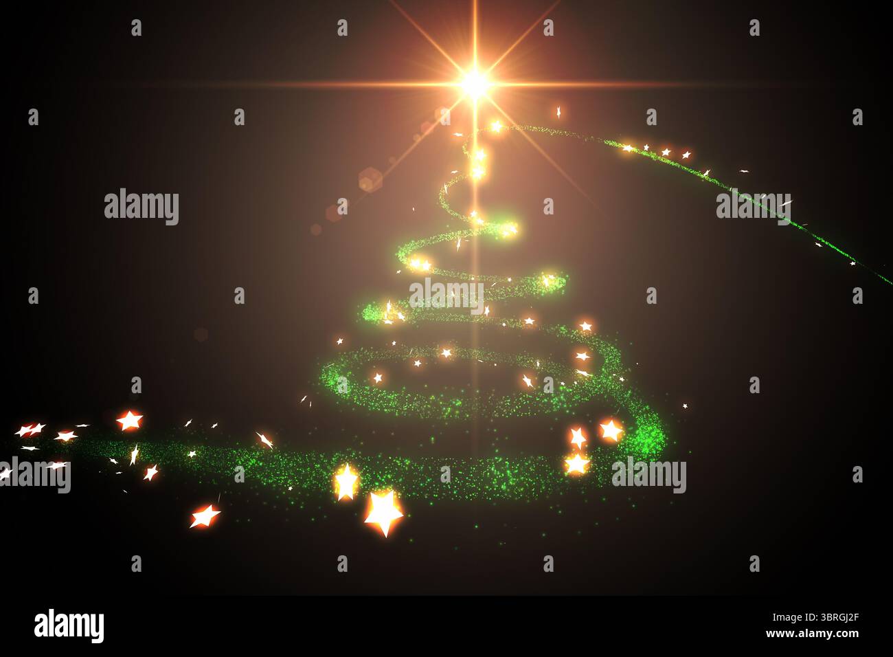 Animation green digital wave light hi-res stock photography and images ...