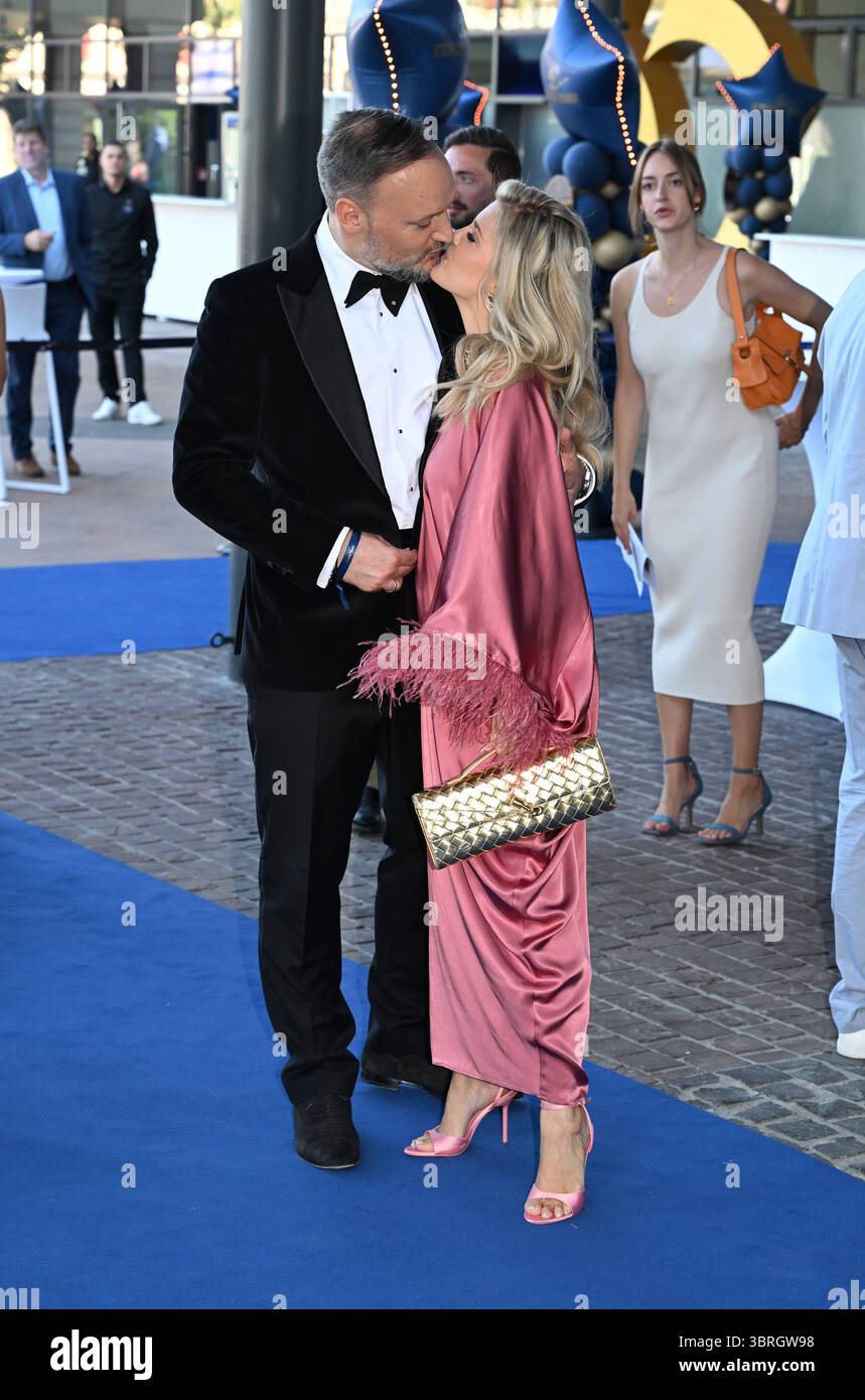 Jennifer Knäble mit Mann Felix Moese / Jubiläumsgala 50 Jahre Europa ...