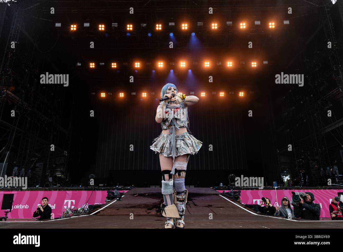 Berlin, Germany - July 12, 2025, Alternative pop artist Ashnikko ...