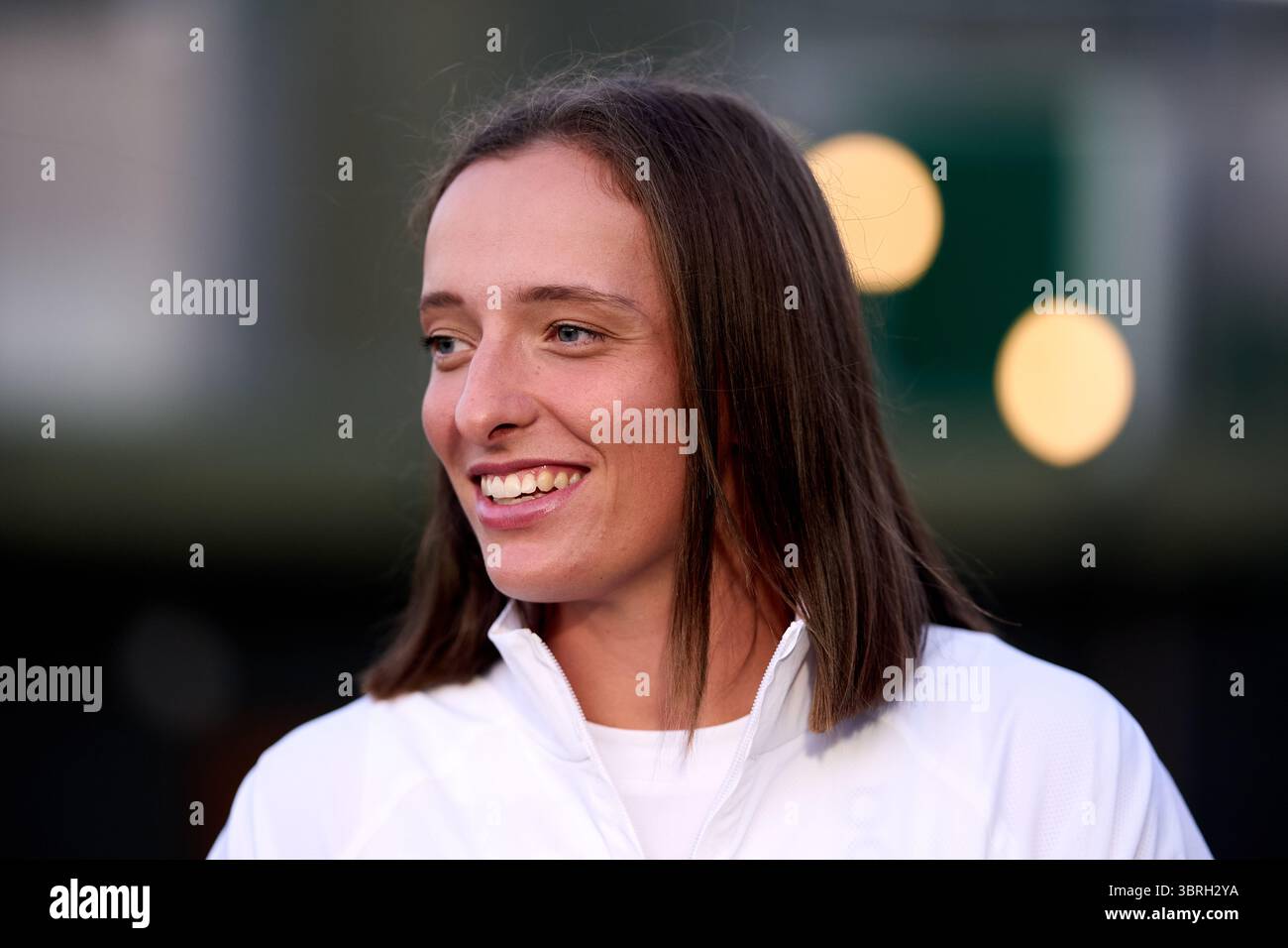 Iga Swiatek following her Ladies' Singles Final victory over Amanda ...