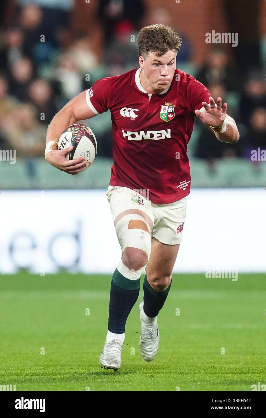 British and Irish Lions' Huw Jones during the Qatar Airways Lions Tour ...
