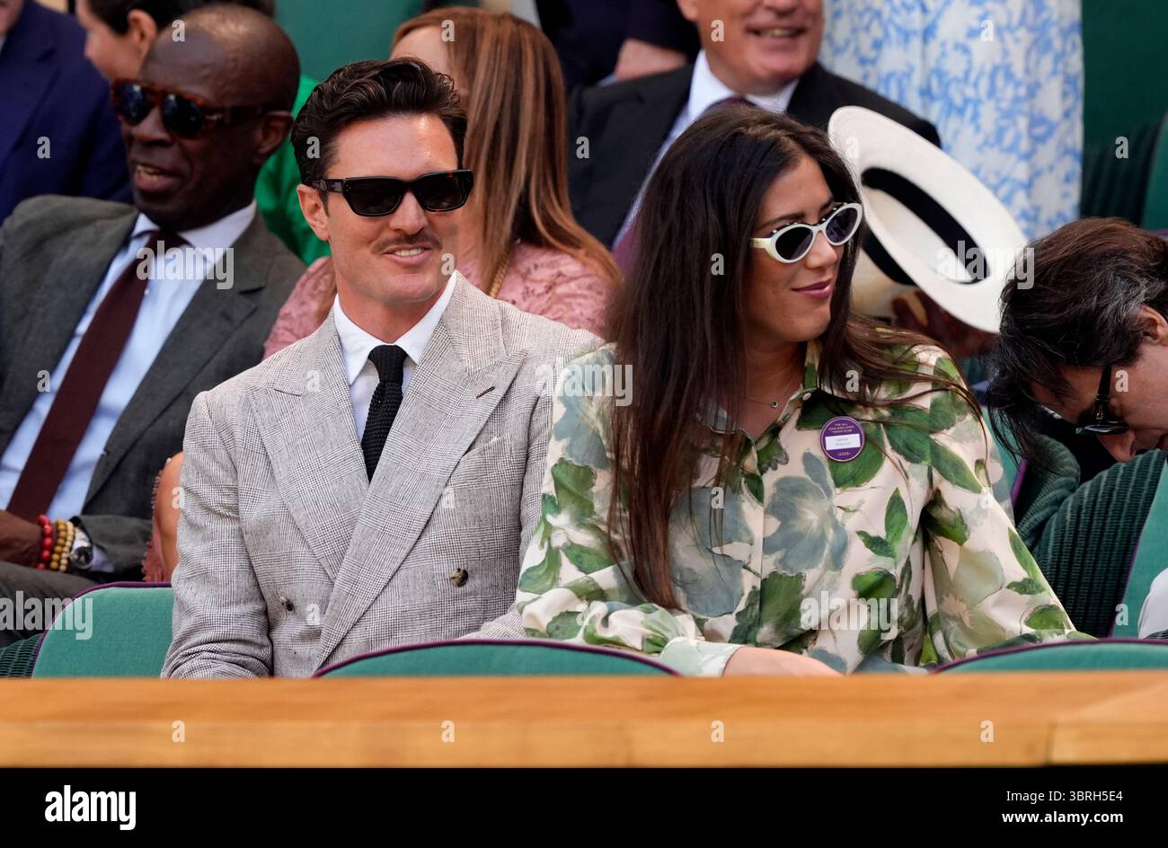 Arthur Borges and Garbiñe Muguruza on day thirteen of the 2025 ...