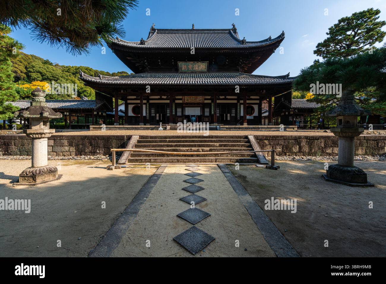 The beautiful Manpuku-ji Temple in Uji, Kyoto, Japan Stock Photo - Alamy
