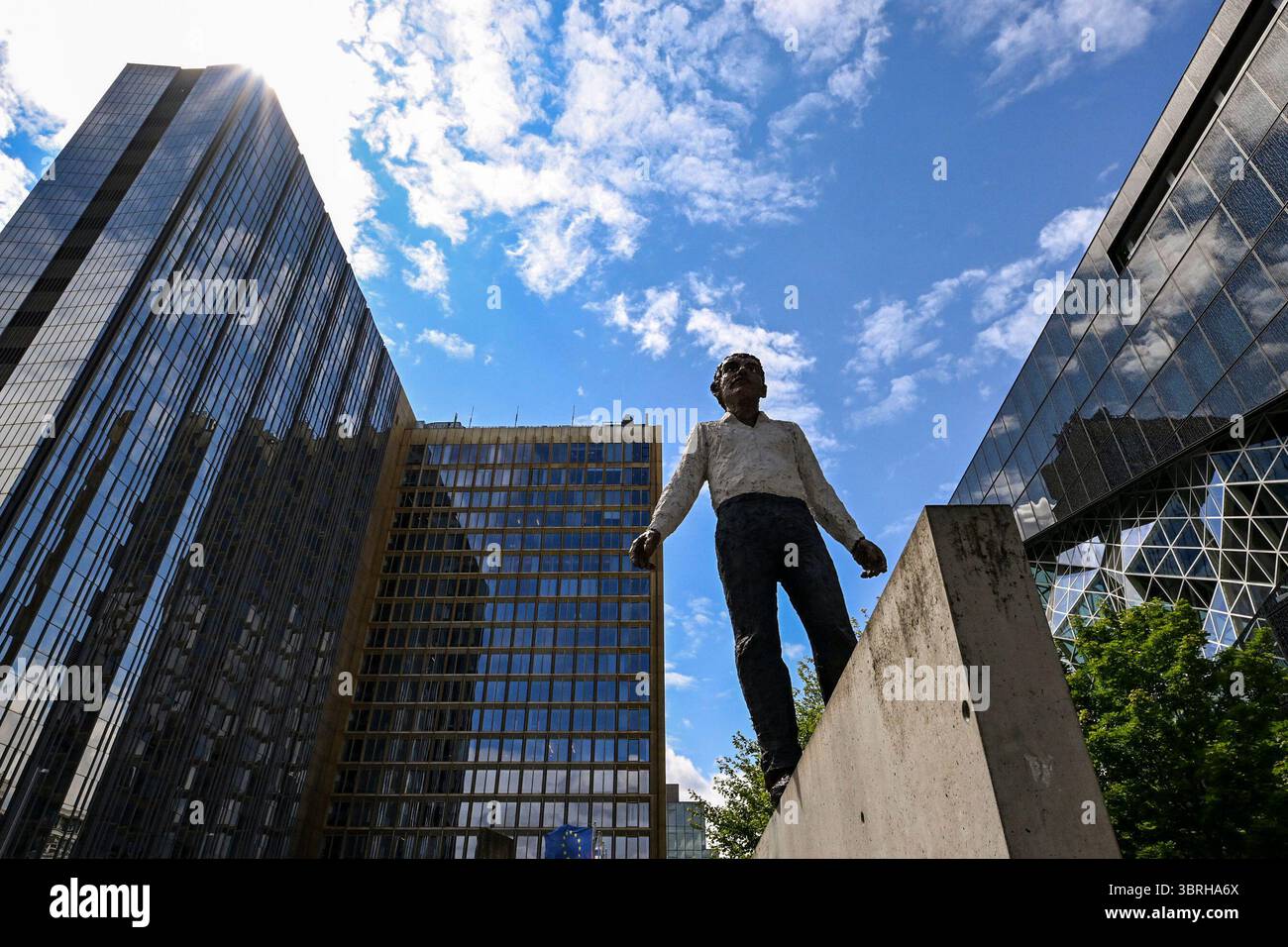 09 July 2025, Berlin: The buildings of the Axel Springer publishing ...