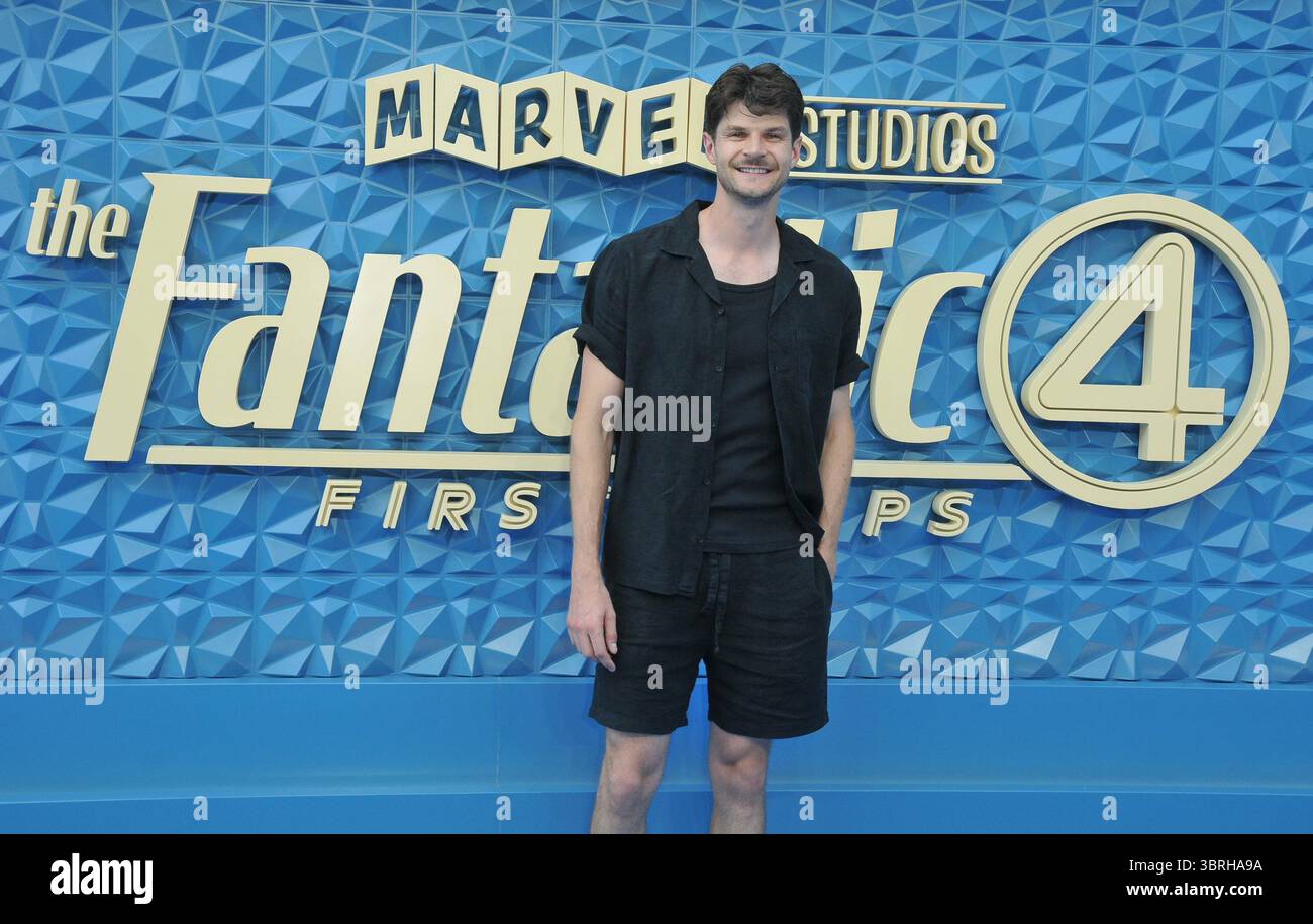 Jim Chapman at the "Fantastic Four: First Steps" UK Fan Event, BFI Imax ...