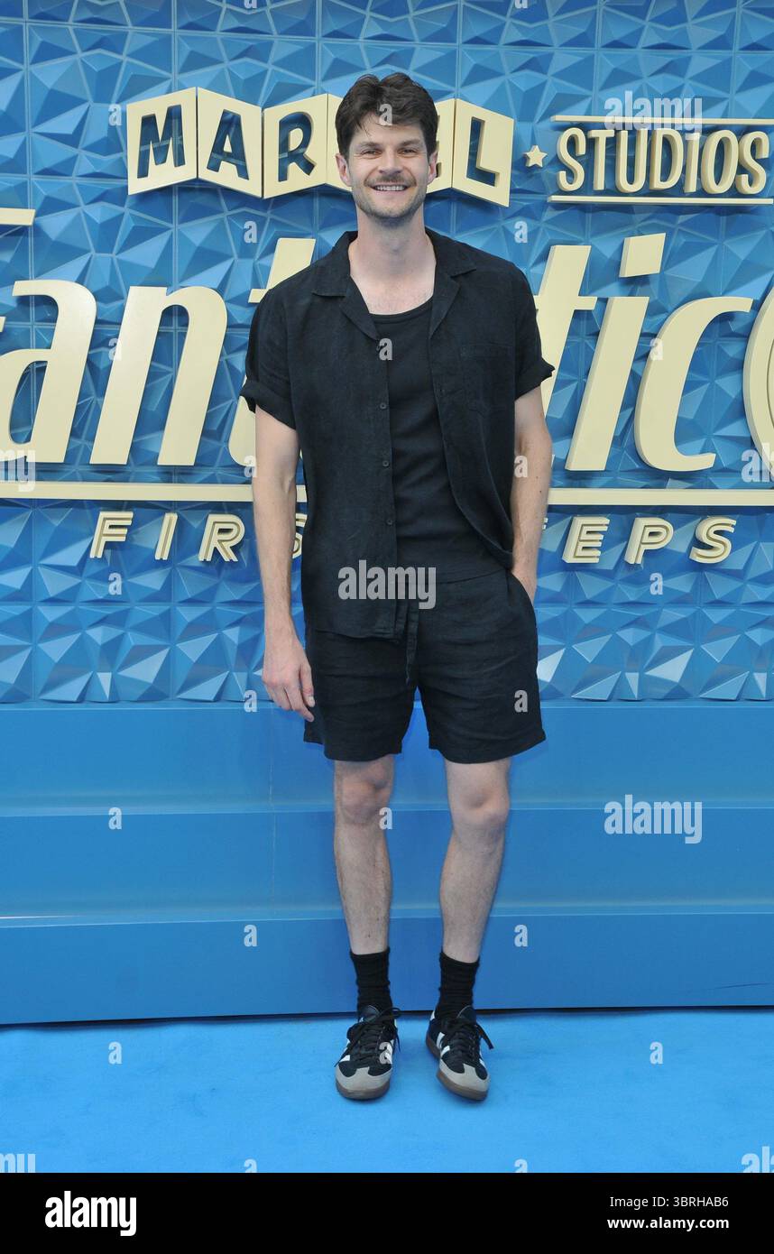 Jim Chapman at the "Fantastic Four: First Steps" UK Fan Event, BFI Imax ...