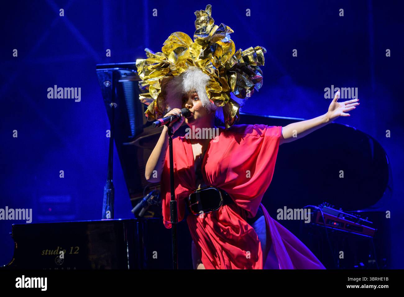 Lady Blackbird – real name Marley Siti Munroe - performs live at Parco ...