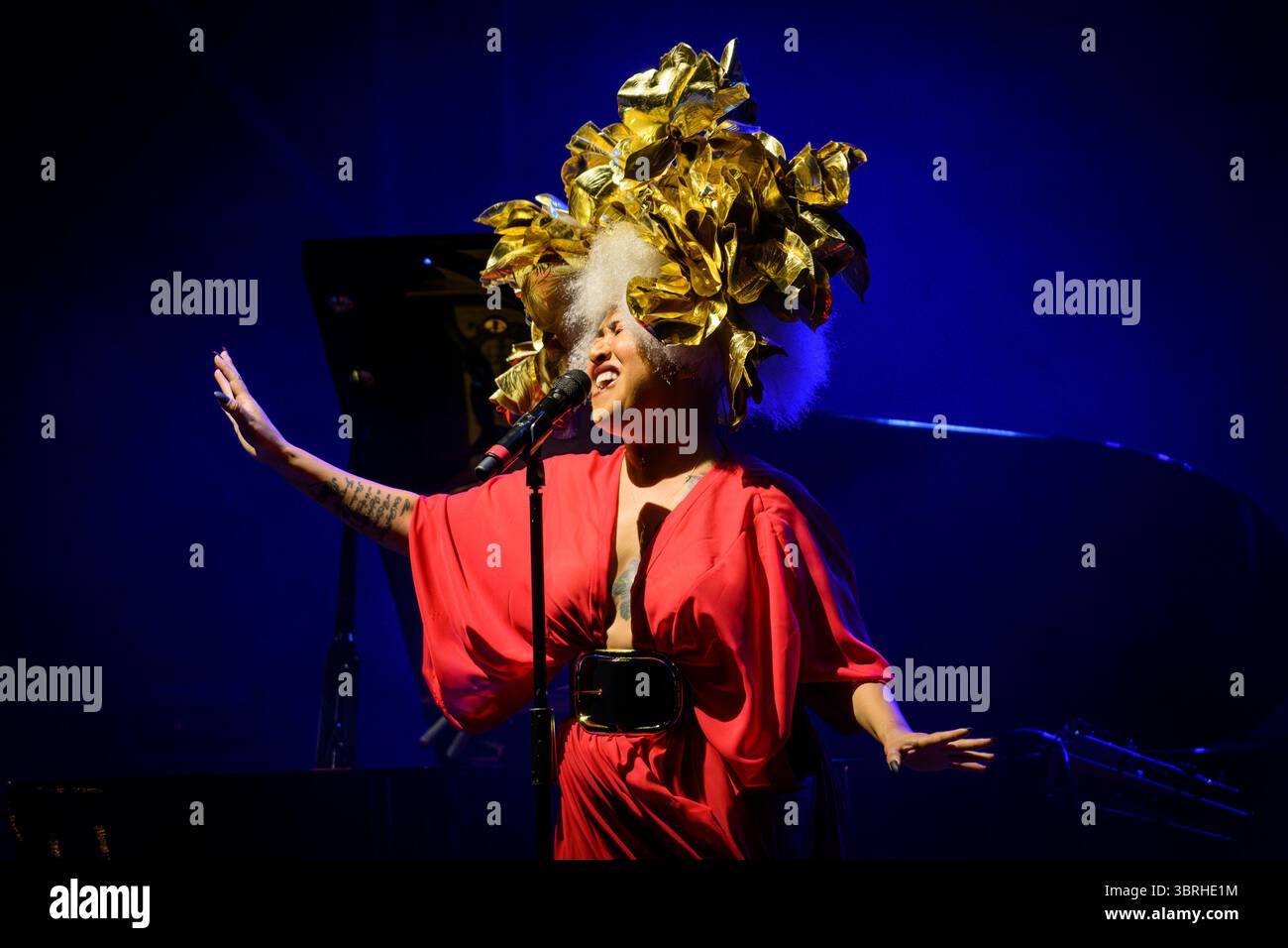 Lady Blackbird – real name Marley Siti Munroe - performs live at Parco ...