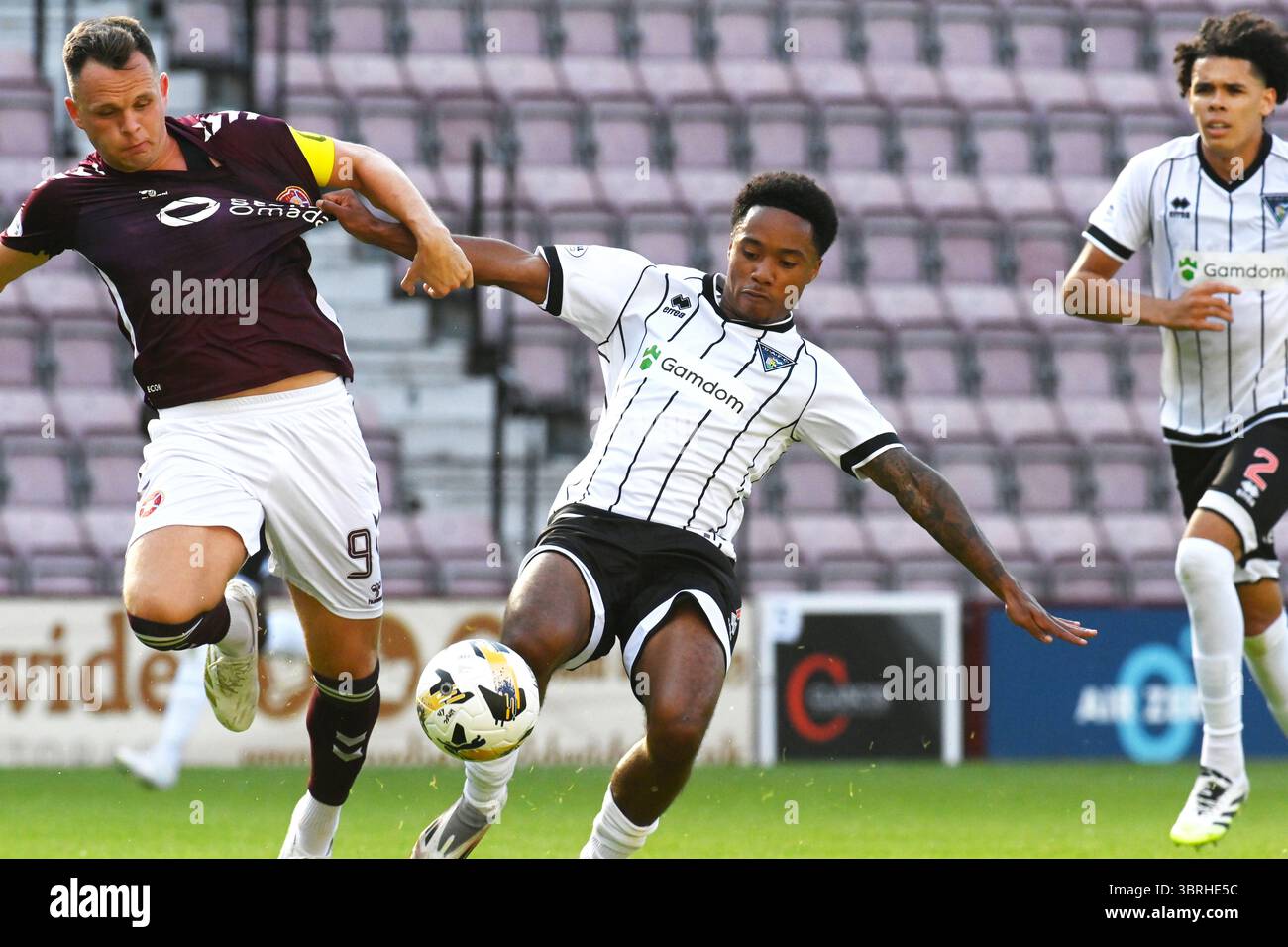 Tynecastle Park Edinburgh Scotland UK.12th July 2025 Hearts vs ...