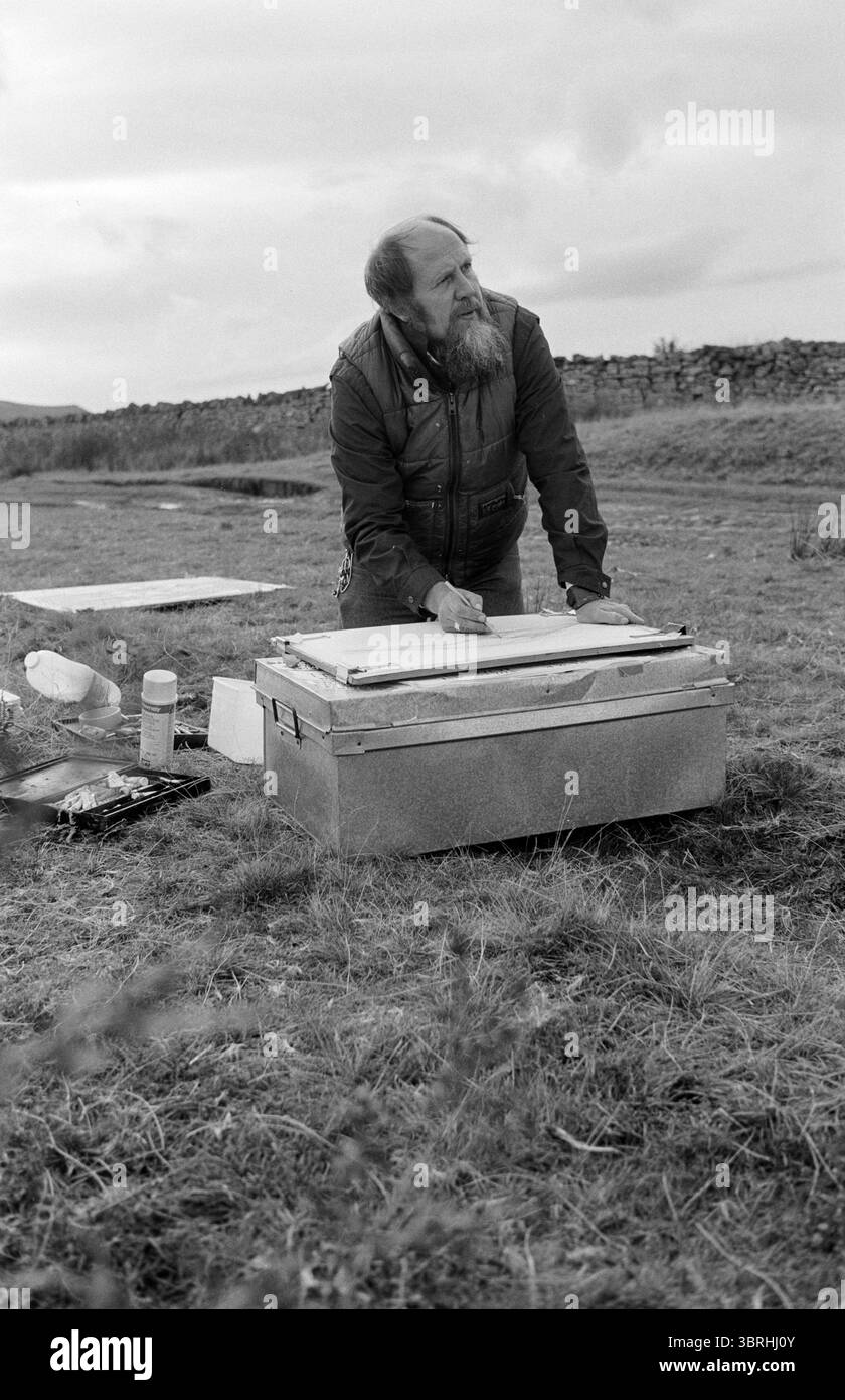 Welsh landscape painter Black and White Stock Photos & Images - Alamy