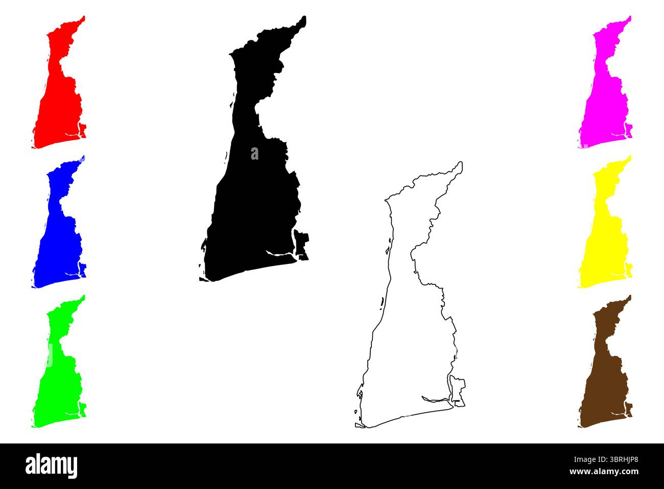Iwata city (Japan, Nihon-koku or Nippon-koku, Chubu region) map vector ...
