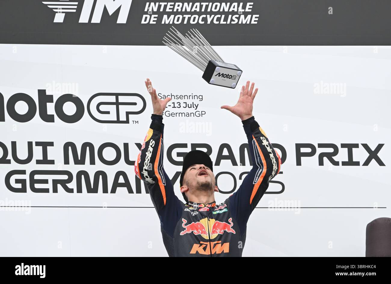 13 July 2025, Saxony, Hohenstein-Ernstthal: Motorsport/Motorcycle ...