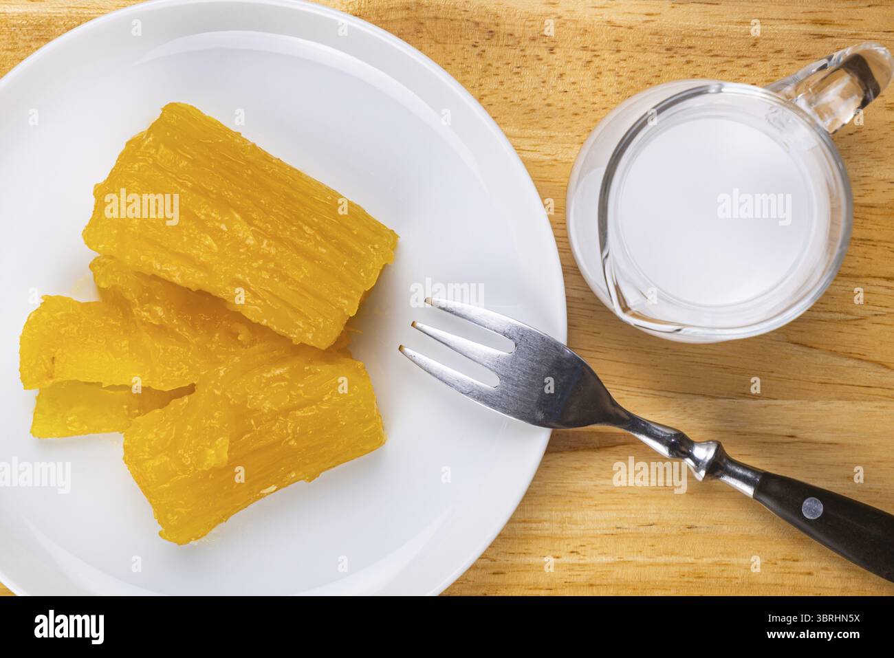 Top view cassava in syrup hi-res stock photography and images - Alamy