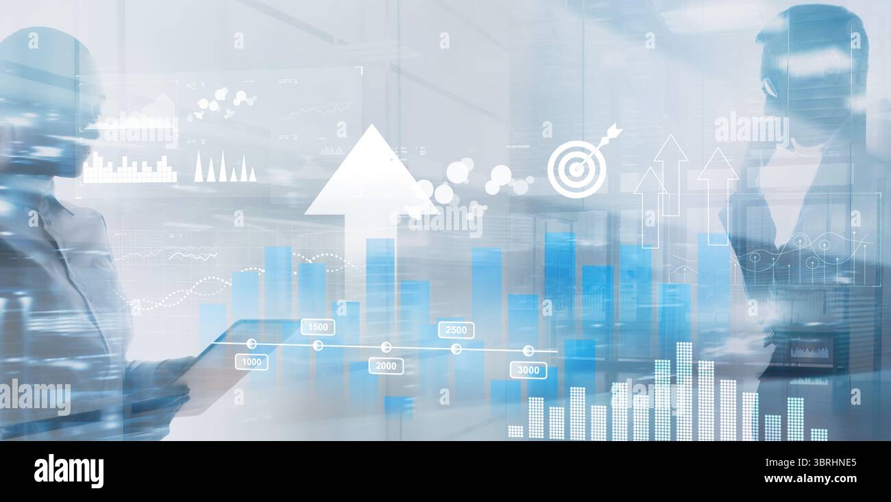 Financial charts and diagrams on abstract finance background Stock ...