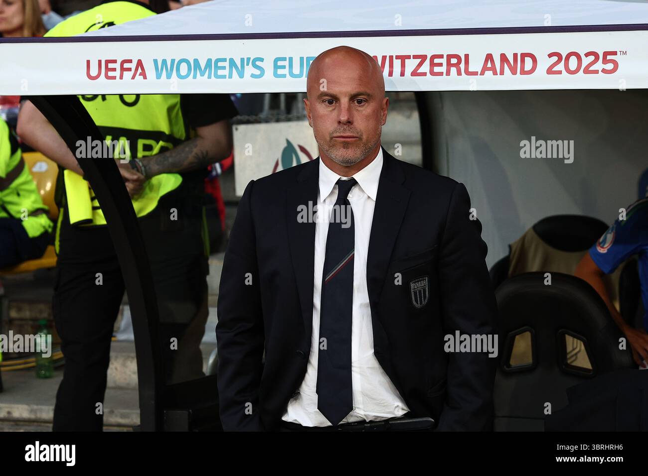Andrea Soncin Coach (Italy) during the UEFA European Womens ...