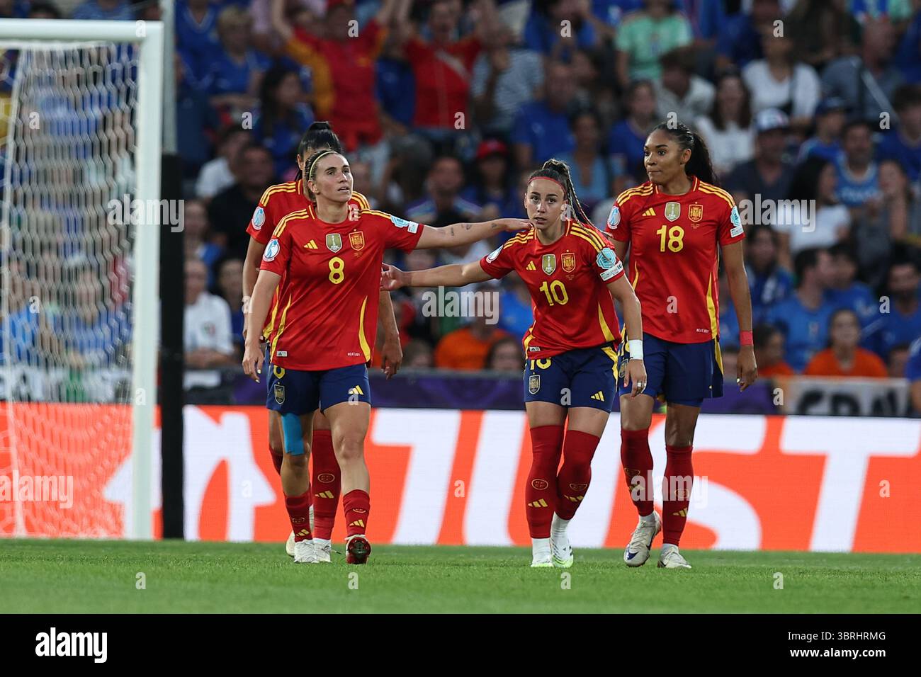 Athenea (Spain Women)Mariona Caldentey (Spain Women) celebrates after ...