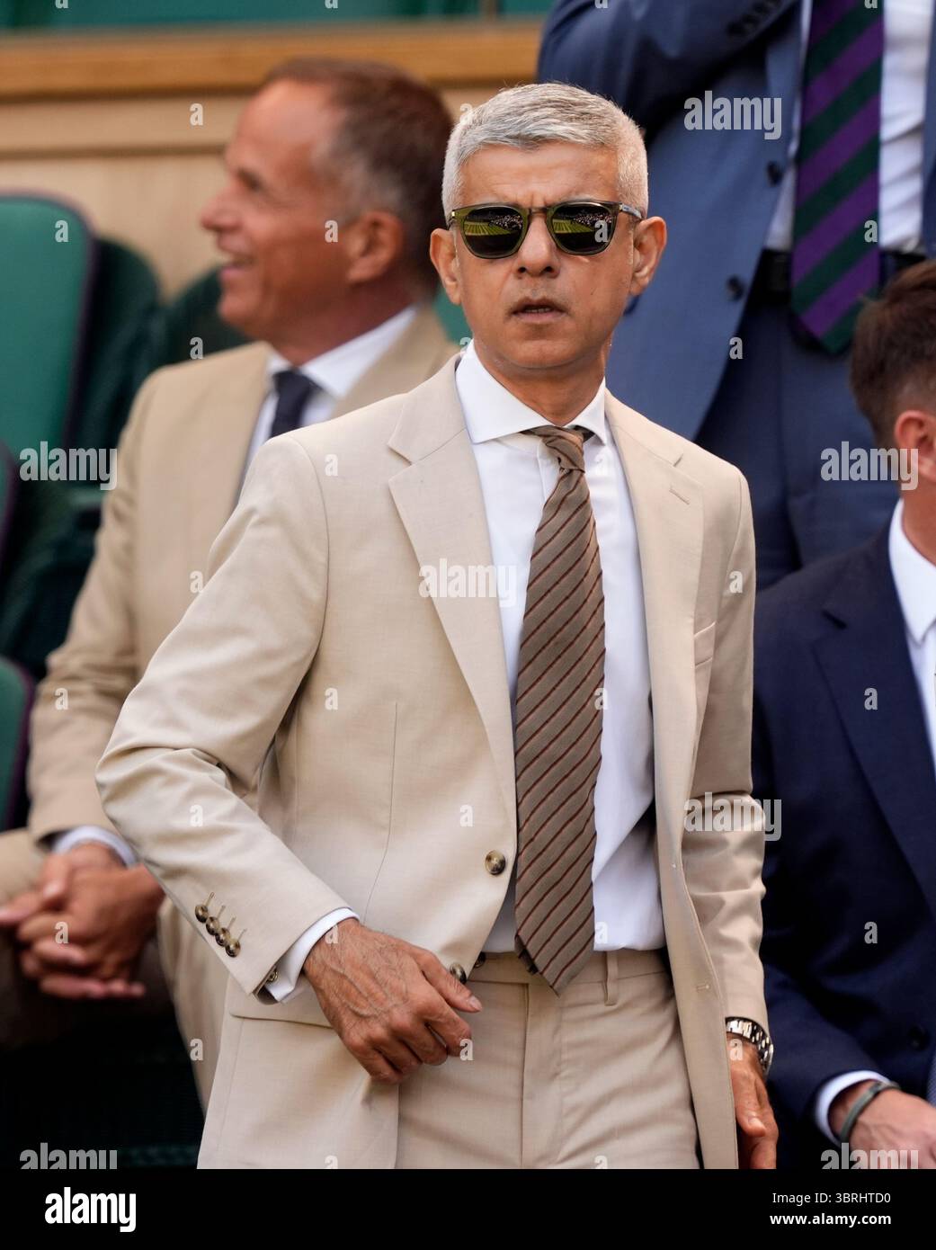 Sadiq Khan, Mayor of London, in the Royal Box on day fourteen of the ...