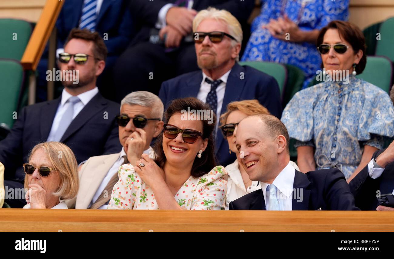 Lady Frederick Windsor With Lord Frederick Windsor In The Royal Box On