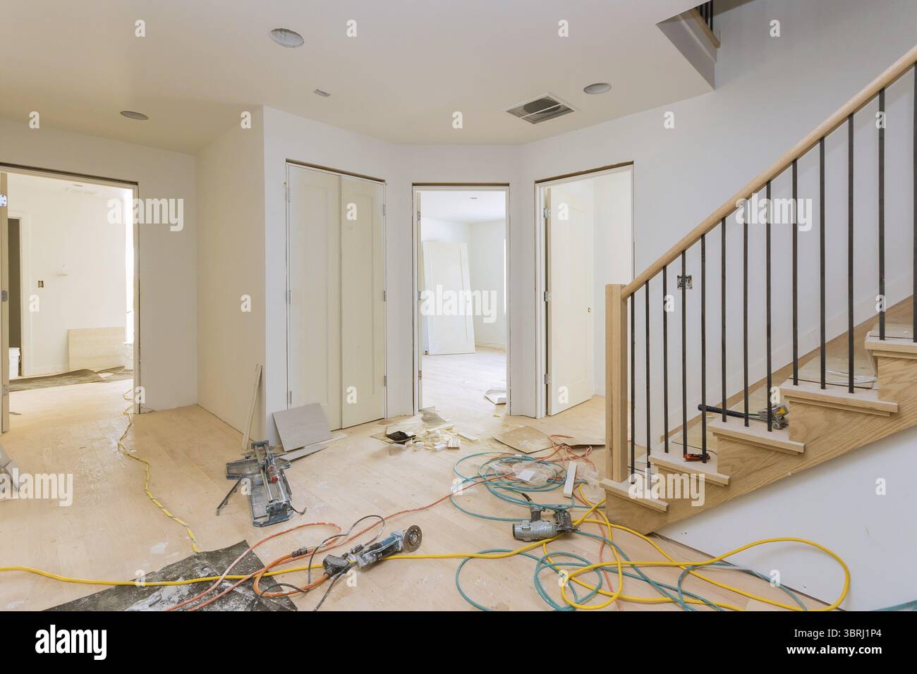Details new home installing hi-res stock photography and images - Alamy