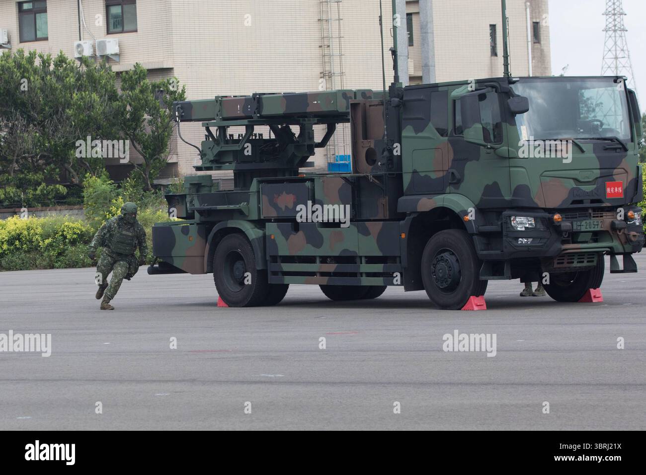 Taiwan s Army Tien Chien II Sky Sword II air defense missile system is ...