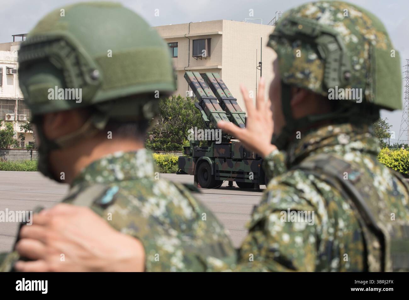 Taiwan s Army Tien Chien II Sky Sword II air defense missile system is ...
