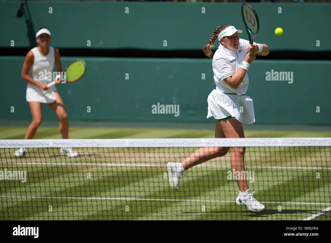 Su-Wei Hsieh of Taiwan, left, and Latvia's Jelena Ostapenko Veronika ...