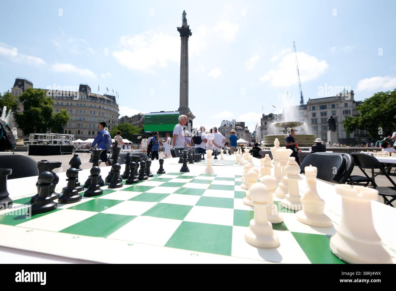 Trafalgar Square, London, UK. 13th Jul 2025. ChessFest 2025, free Chess ...