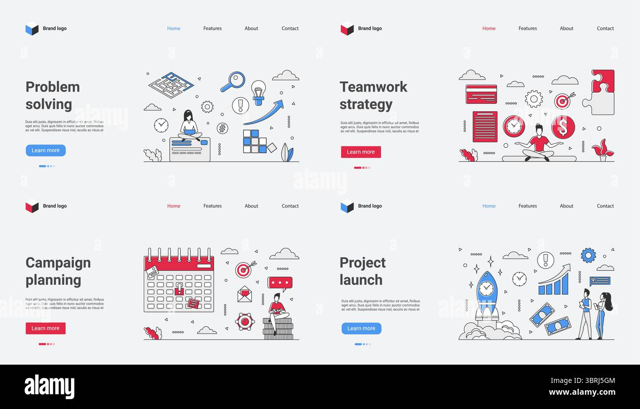 Launch evaluation Stock Vector Images - Alamy