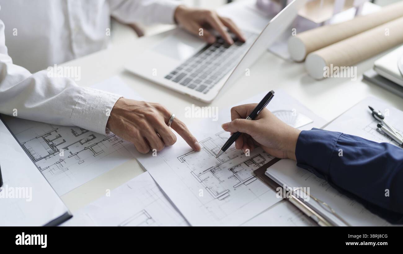 Architecture drawing on architectural project business architecture ...