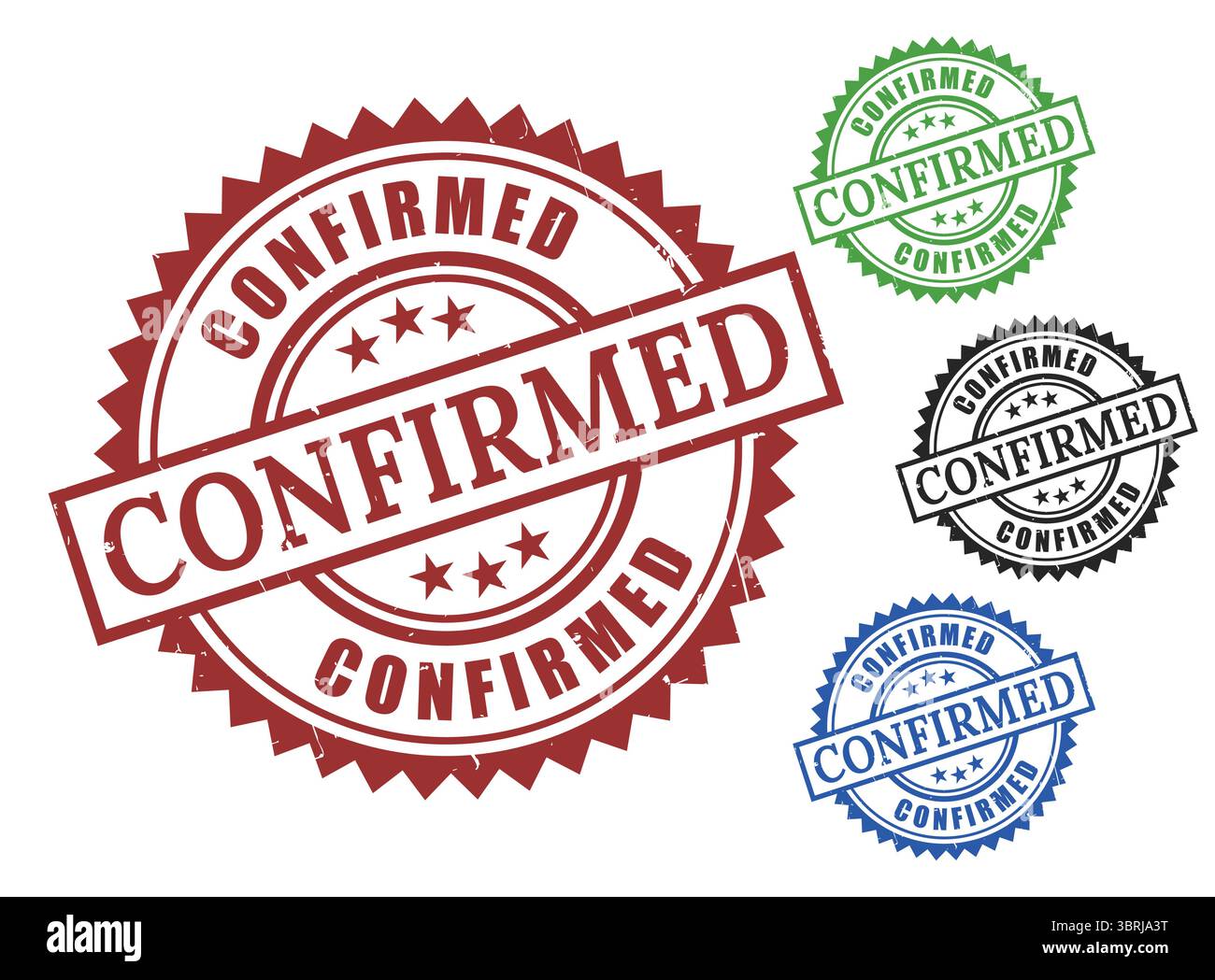 Blue green document approval Cut Out Stock Images & Pictures - Alamy