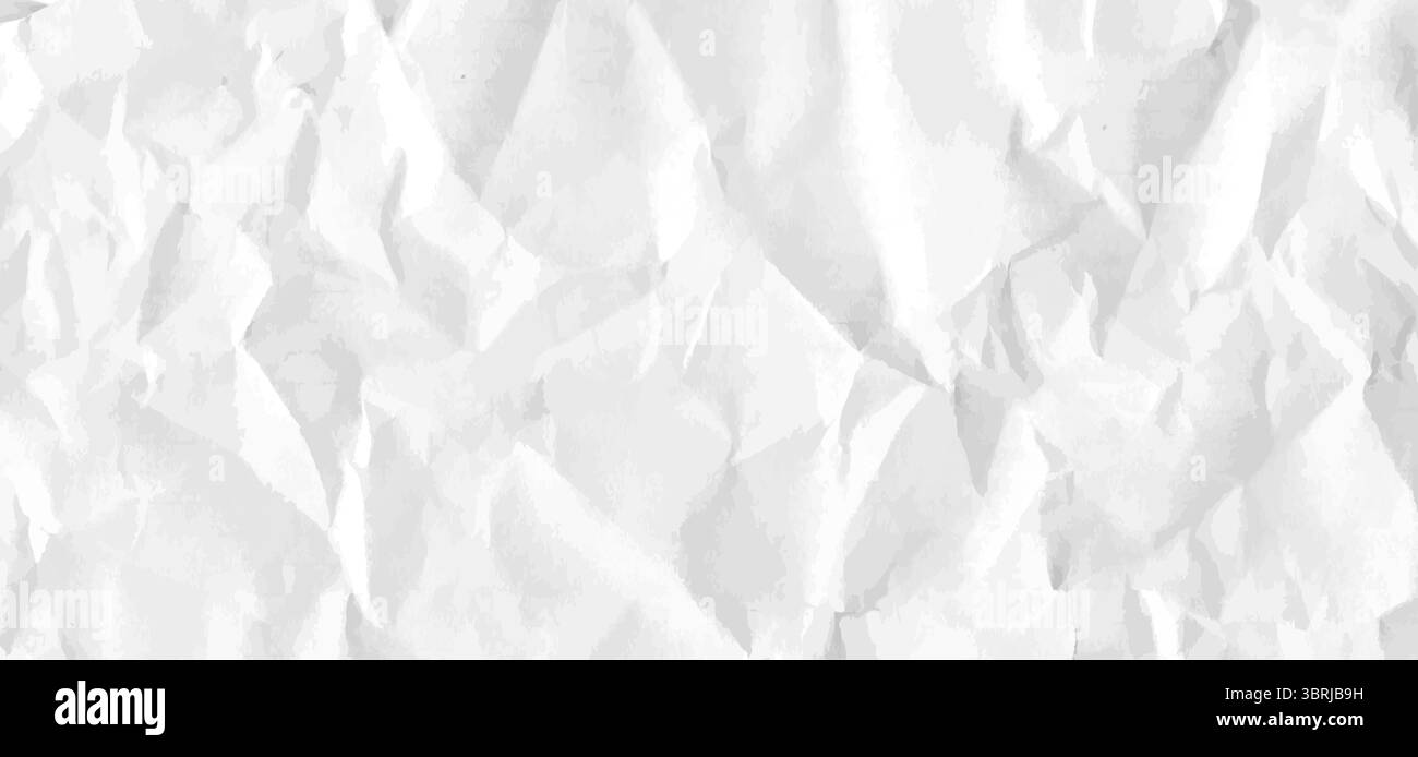 Crumpled grey paper texture. Abstract light background with wrinkled ...