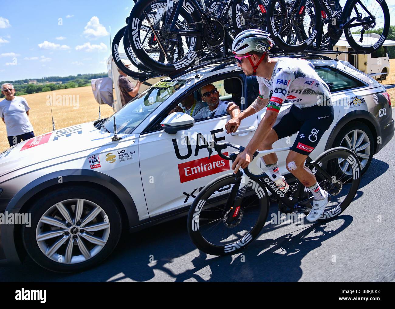 Tour de France 2025, Stage 9, Chinon > Chateauroux Joao ALMEIDA a key ...