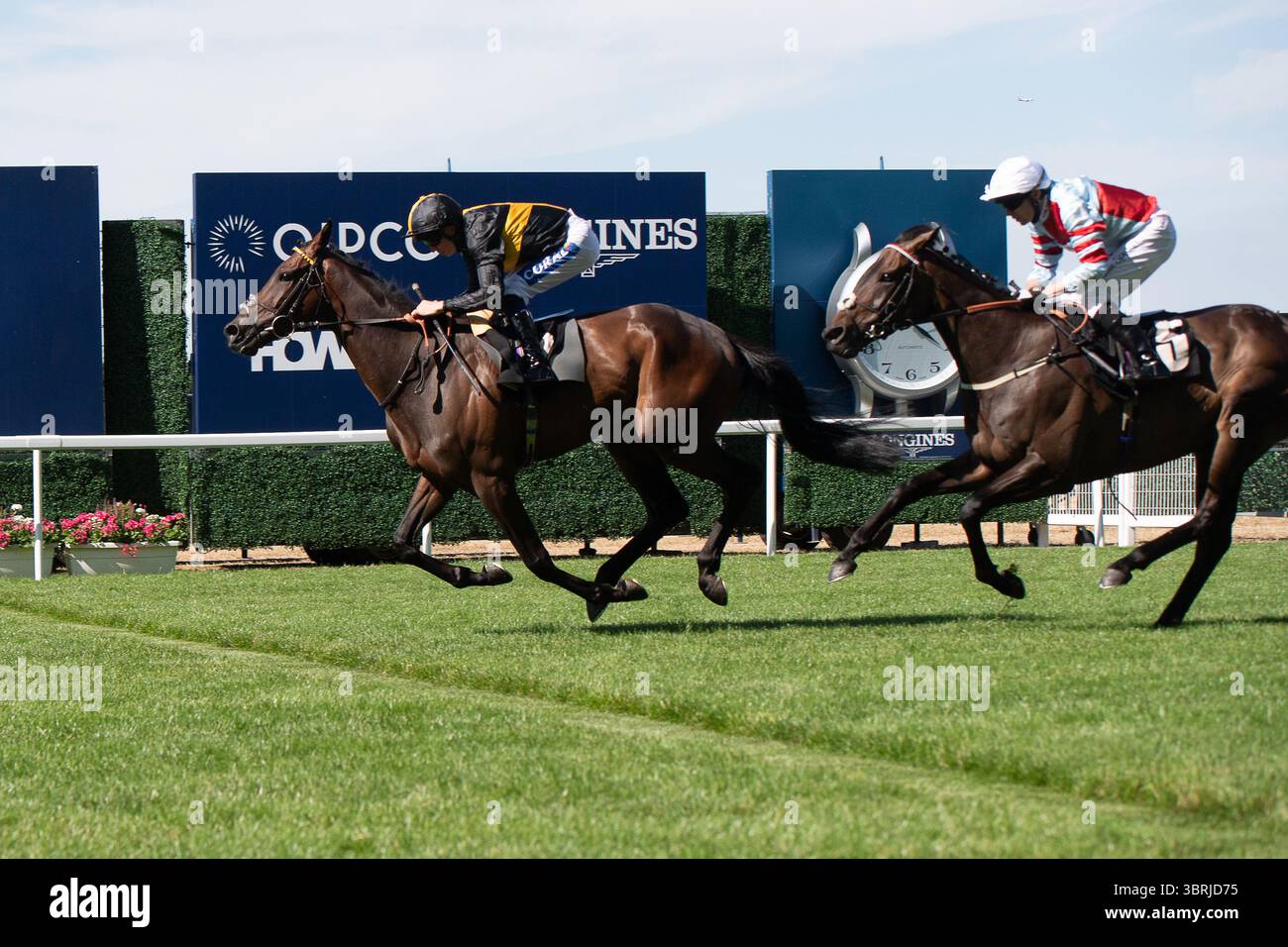 Ascot, Berkshire, UK. 12th July, 2025. Horse MOUNT ATLAS ridden by ...
