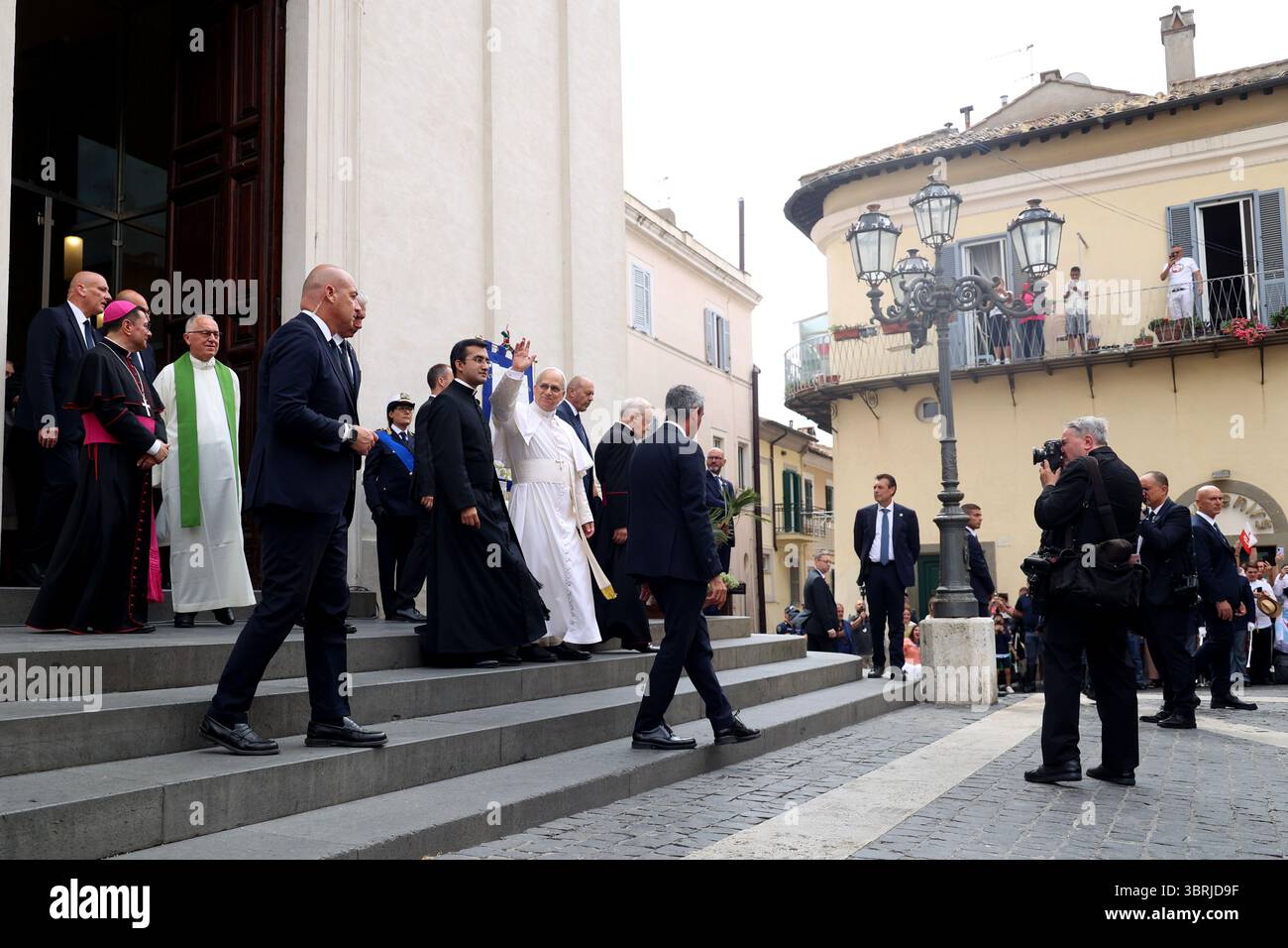**NO LIBRI** Italy, Castel Gandolfo , Vatican, 2025/7/13 Pope Leo XIV ...