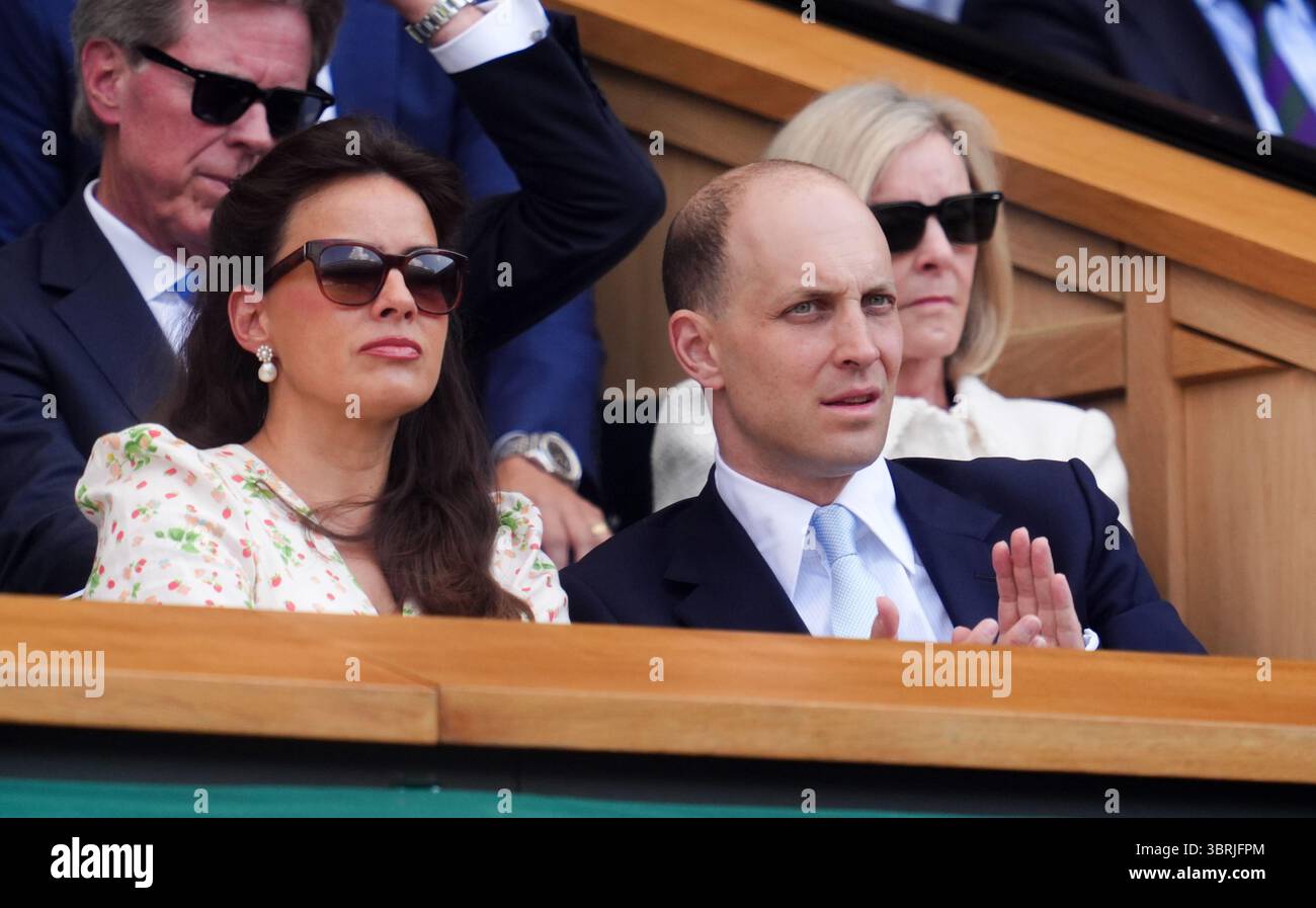 Lady Frederick Windsor With Lord Frederick Windsor In The Royal Box On