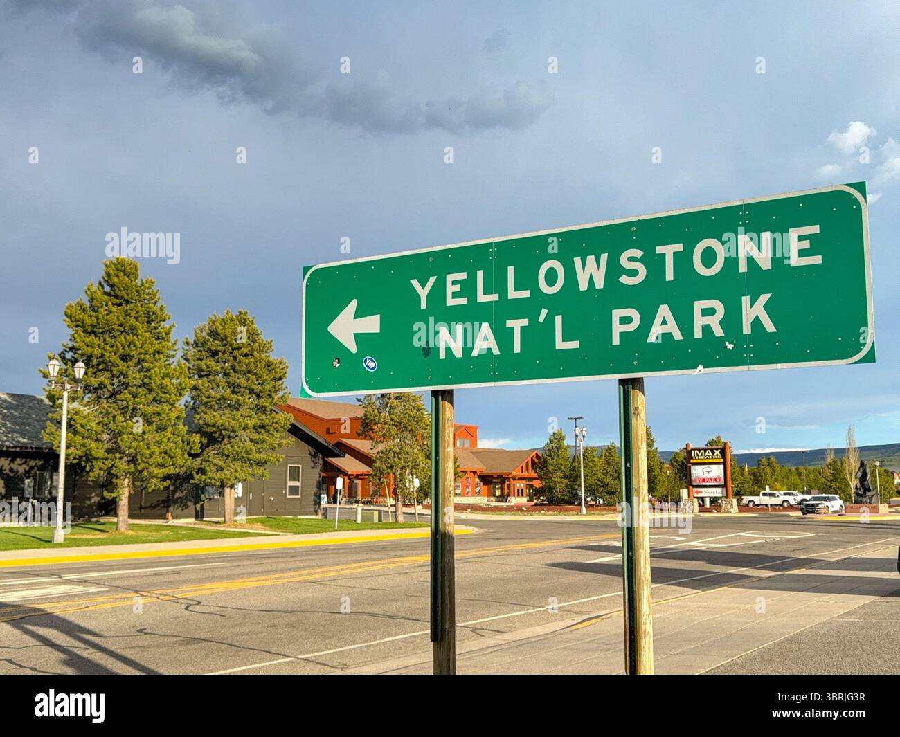 Yellowstone route smartphone stock photos and images - Alamy