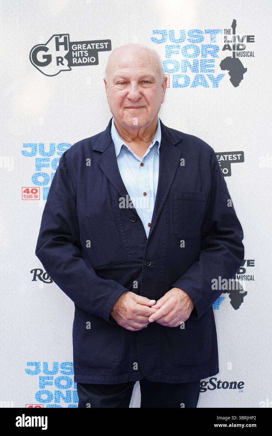 Just for one day the live aid musical hi-res stock photography and ...