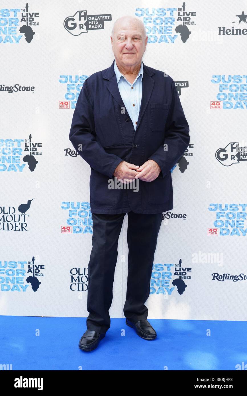 Harvey Goldsmith attends a gala performance of "Just For One Day: The ...