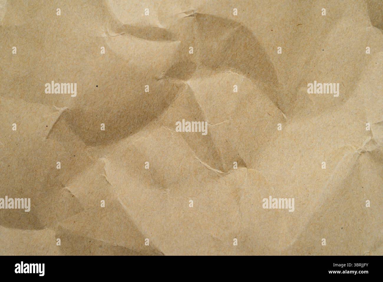 Recycle Paper Texture background. Crumpled Old kraft paper abstract ...