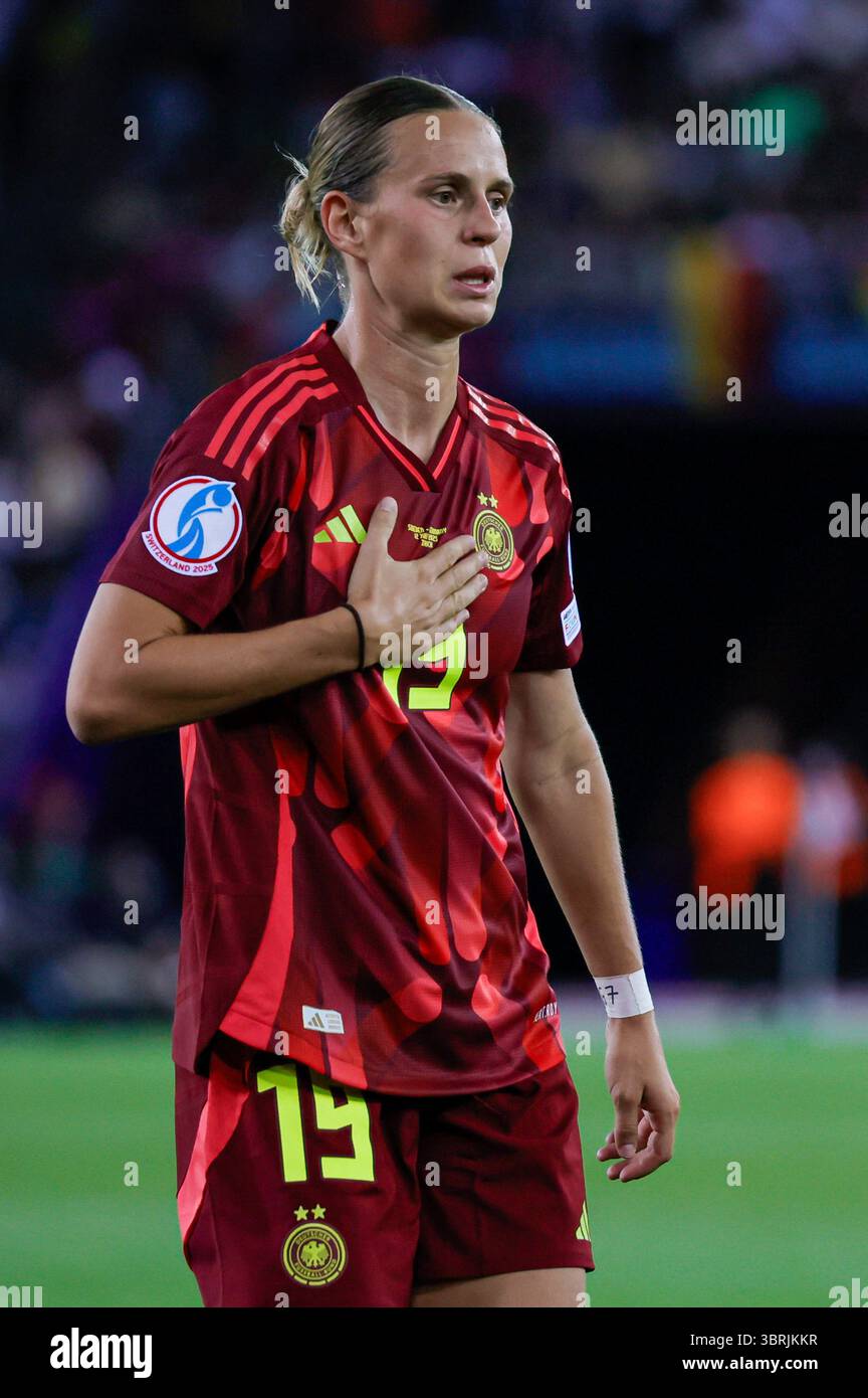 Klara Buhl (19 Germany) during the UEFA Womens EURO 2025 Group C match ...