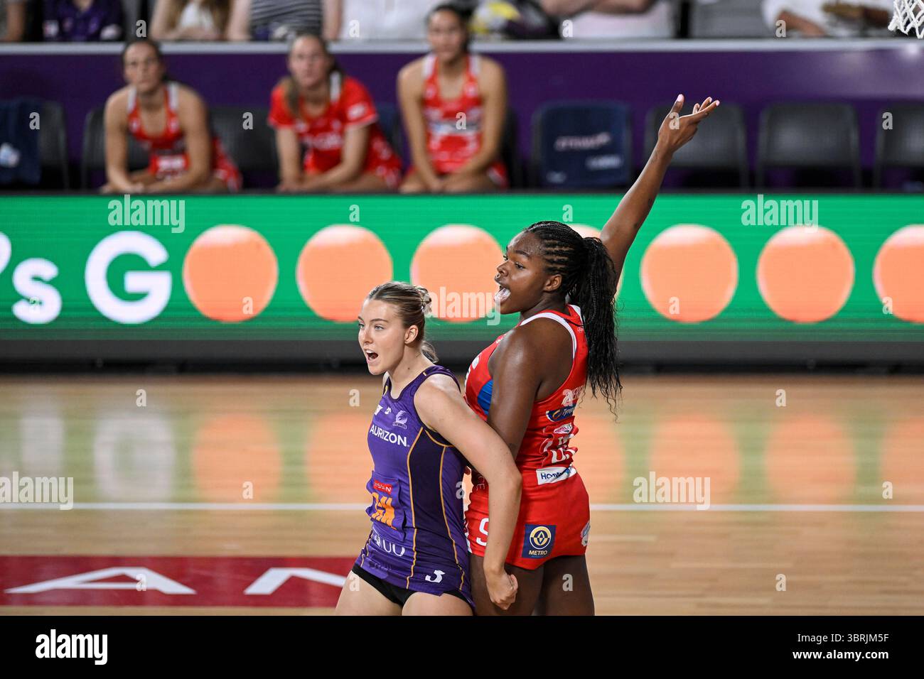 13th July 2025; Nissan Arena, Brisbane, Queensland, Australia; Suncorp ...